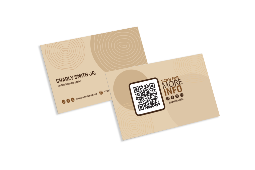 QR Code Visiting Cards - Printoda – Custom Gifts, Personalized Printing ...